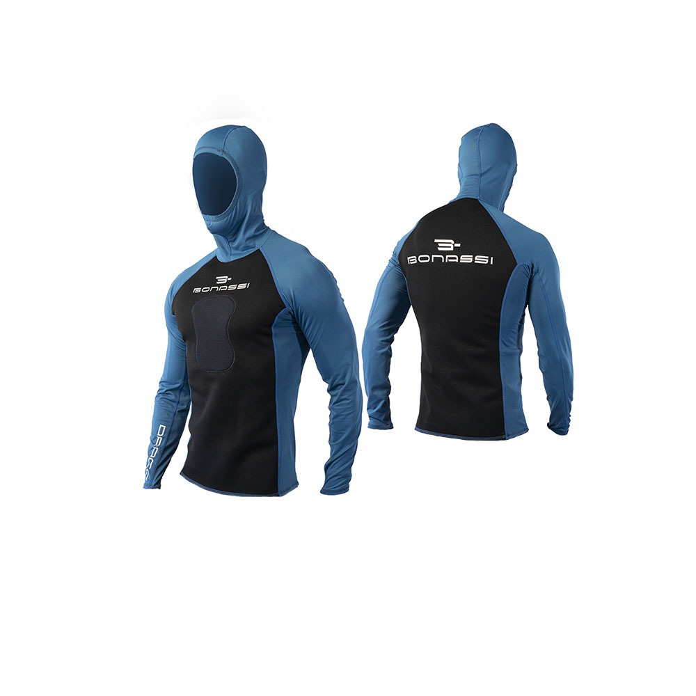 Bonassi Draco 1mm Rash Guard Top | Spearfishing Wetsuit